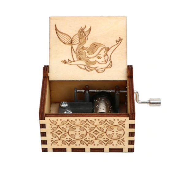 Other | Nwt Under The Sea Little Mermaid Wood Music Box | Poshmark